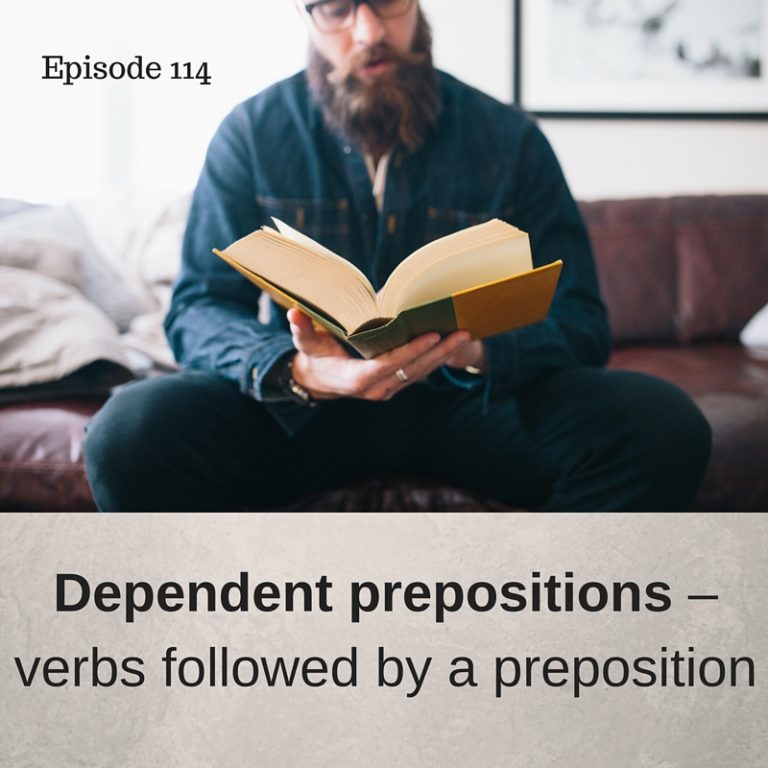 Dependent prepositions – verbs followed by a preposition – AIRC114 ...